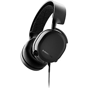 SteelSeries Arctis 3 - All-Platform Gaming Headset for PC - PlayStation 5 and PS4, Xbox One, Nintendo Switch, VR, Android and iOS - Black