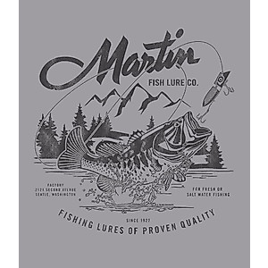 Big Mouth Martin T-Shirt (Medium) Dark Grey