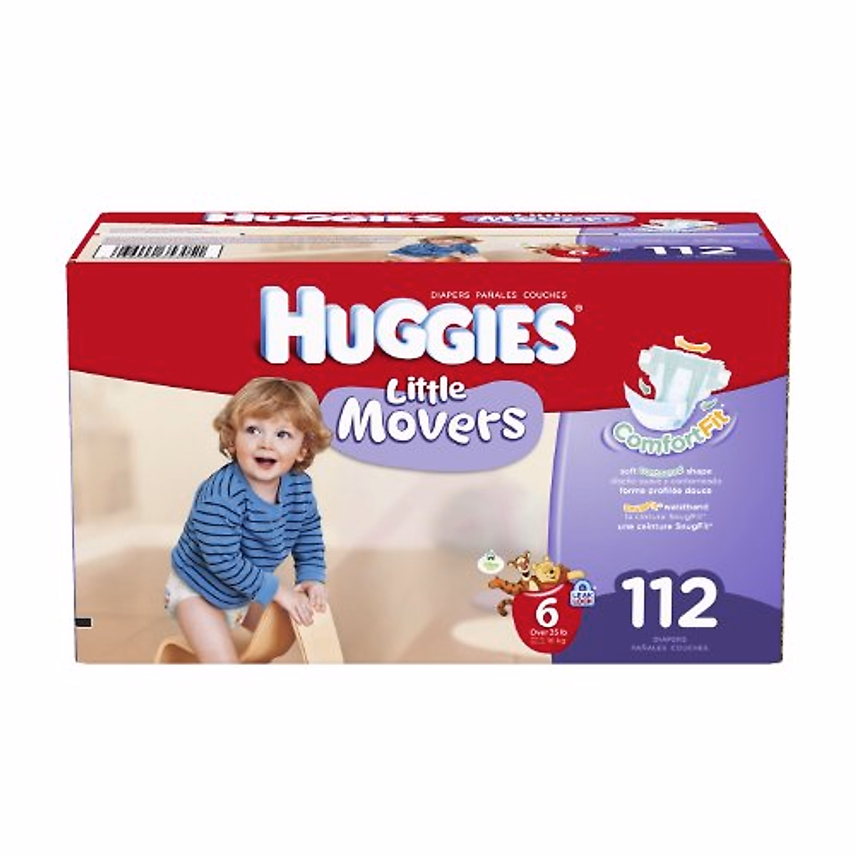 Huggies Little Movers Diapers Economy Plus, Size 6, 112 Count (packaging may vary)