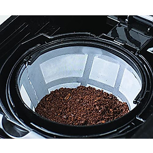 Nostalgia Retro 12-Cup Programmable Coffee Maker With LED Display, Automatic Shut-Off & Keep Warm, Pause-And-Serve Function, Cream