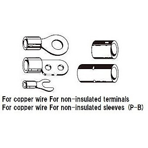 LOBSTER AK15A Professional Wire Terminals Connectors Ratcheting Crimper Eay Grip (SQ) : 1.25, 2, 5.5, 8m㎡ Made in Japan