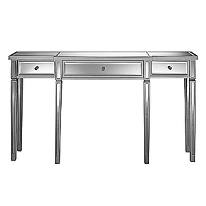Pulaski Damon Mirrored Console Table, 59.0" L x 12.25" W x 33.0" H
