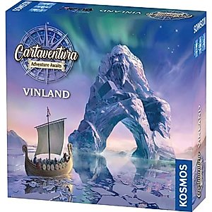 Cartaventura: Vinland | A Kosmos Game | Cooperative Storytelling Card Game | Replayable with Multiple Endings, Historical Theme | for 1 to 6 Players | Ages 12+