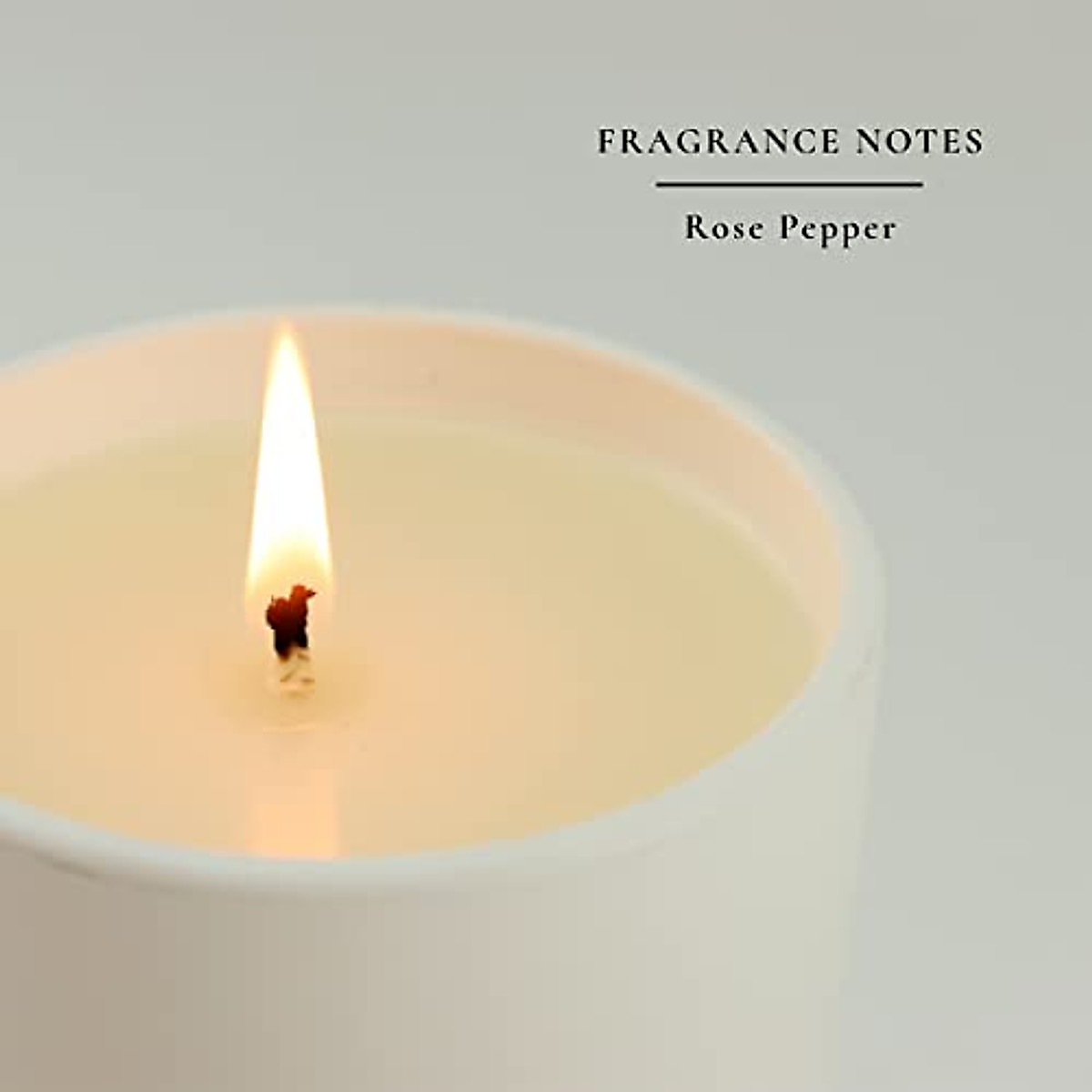 Sacred + Divine 333 "Support Scented Intention Candle, Rose Pepper, Angel Number Manifestation Candle, Soy Coconut Aromatherapy Candle with 80 Hour Burn Time