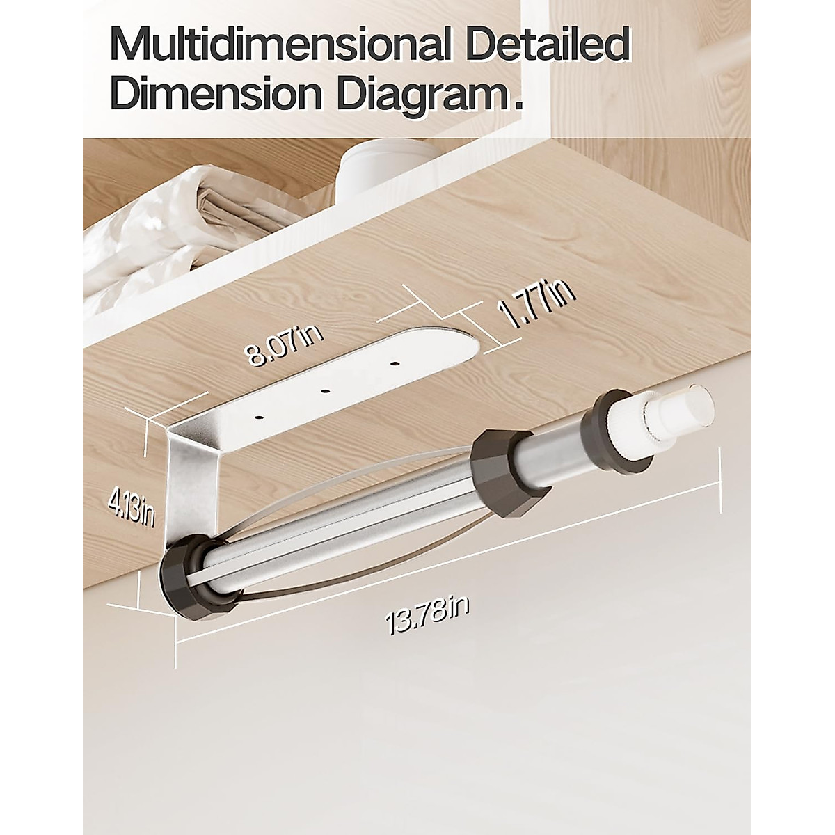 Magnetic Paper Towel Holder,Paper Towel Holder with Spray Bottle,Paper Towel Holder Under Cabinet with Strong Magnetic Backing and Self-Adhesive for Kitchen Refrigerator Grill RV