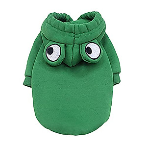 HonpraD Cute Dog Sweater for Girls Sweater Dogs Clothes Pet Cats Love Velvet Medium-Sized Two-Legged and Pet Clothes Warm Sweaters for Dogs