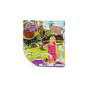 Gazillion Bubbles Incredible Bubble Wand - Make Gigantic Bubbles & Delight Friends W/ 16 Oz Giant Bubble Solution - For Age 3+