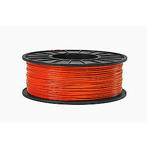 ABS 3D Filament 1.75mm Diameter - No Tangle, No Clogging & Good Impact Resistance - Safety Orange -1kg