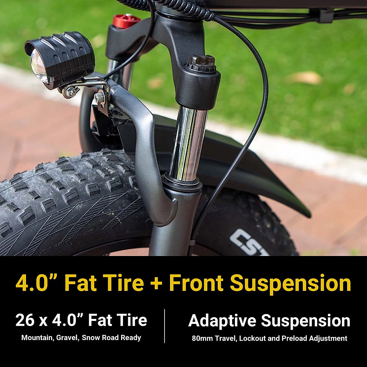 Snapcycle S1 Electric Bike Foldable for Adults, 750W Ebike, 48V 15Ah Samsung Removable Battery, 20" x 4.0 Fat Tire Electric Bicycle, Shimano 7-Speed and Dual Shock Absorber for Adults