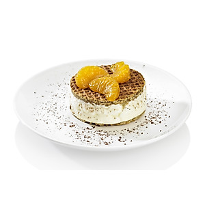 LURCH Germany Stainless Steel Food Rings with Pusher and Lifter | Cake or Cooking Ring | Round Dessert Mold Ø 2.9 inches / 7.5 cm - Set of 6 Round Forms