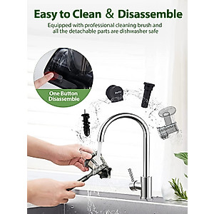 Slow Juicer, Aeitto Cold Press Juicer, BPA Free Juicer Machines Easy to Clean, Celery Juicer with Quiet Motor & Reverse Function, Masticating Juicer for Vegetable and Fruit