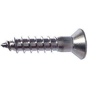 Phillips Flat Head Wood Screw 316 Stainless Steel #8 x 1 Qty 50