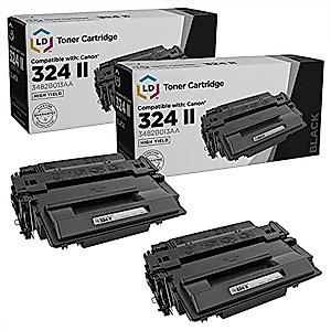 LD Compatible Toner Cartridge Replacement for Canon 324 II 3482B013AA High Yield (Black, 2-Pack)