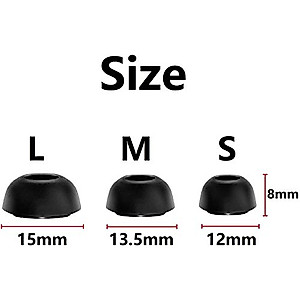 BLLQ Medium Size Foam Ear Tip Compatible with Apple AirPods Pro, Memory Foam Ear Tips, Fit in Case,with Built-in Dust-Guard Net,Noise Cancelling,Comfortable, Medium 2 Pairs