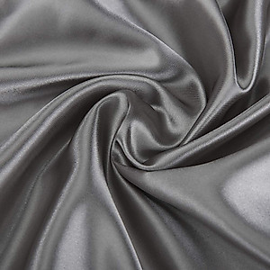 Pro Goleem Satin Bassinet Sheet 2 Pack Great for Baby Hair Soft Silk Feeling Sheet for Cradle or Bassinet Pad＆Mattress for Boys and Girls Gift for Newborn and Infant White and Gray