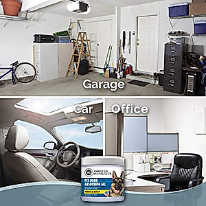 SMELLS BEGONE Pet Odor Absorber Gel - Air Freshener & Odor Eliminator - Made with Essential Oils - Fresh & Clean Scent - 15 Ounce