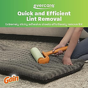 Evercare 10” Mega All-Purpose Pet Hair Lint Roller Refills, 3 Pack, 50 Sheets Each, Gain Scented – Sticky Roller for Pet Hair, Cat & Dog Hair Remover, Lint Remover for Furniture, Clothing & Cars