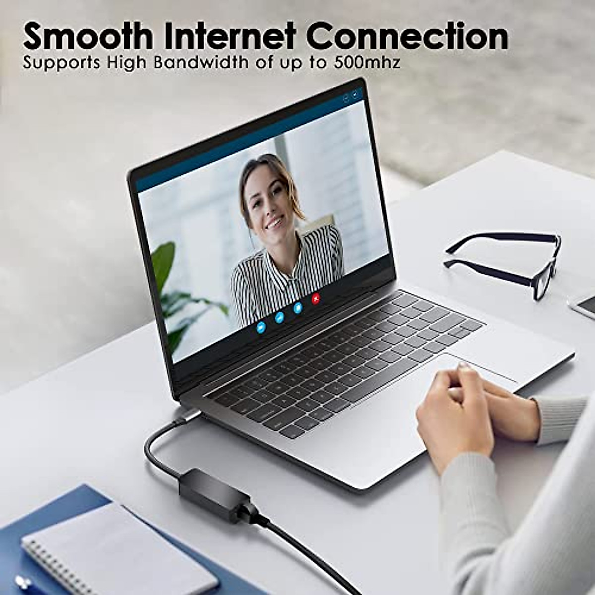 MAXLIN CABLE Cat6 Ethernet Cable for Gaming Black 200ft LAN Network Patch Cord Wire - High Speed Internet Cable, RJ45, 24AWG, 500MHz Connectors for Router Modem, Compatible with PS3 PS4 PS5