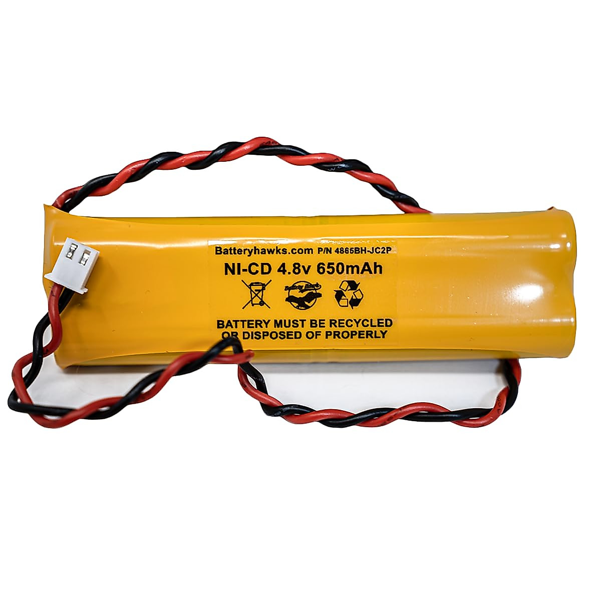 E1021R All Fit EJW-NI-CAD D-AA650Bx4 BYD D-AA650B 4.8v 650mah Ni-CD AA Battery Pack Exit Sign Emergency Light Fire Exit