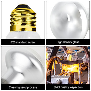 REPTIZOO Reptile Heat Lamp Bulb and UVB 10.0 Reptile Light Combo Pack, 100W Intense Basking Spot Light UVA Heat Lamp Bulb, 26W Energy Saving UVA UVB Bulb Spiral Compact Bulb