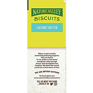 Nature Valley Biscuit Sandwiches, Coconut Butter, Snack Value Pack, 10 ct, 13.5 OZ