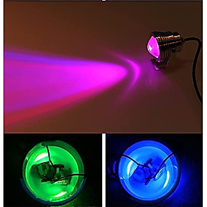 TWXG Waterproof IP68 Pool Light LED 12V/24V Underwater Light Spot Light for Swimming Pool Fountains Pond Water Garden Aquarium Rotatable Landscape Light,10W