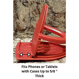 Cestari Recipe Holder Stand for Smartphones and Tablets, Keep Your Phone, Kindle, or iPad Convenient While Cooking - Original Kitchen Gadget Phone and Tablet Stand