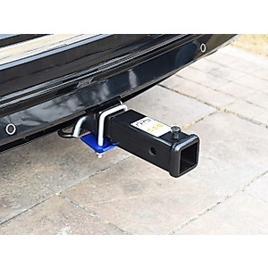 TOPTOW Hitch Extender, Fits for 2 inch Receiver, 8.5 inch Extension Length, Anti-Rattle Bolt, with Hitch Pin Kit and Anti Rattle Stabilizer