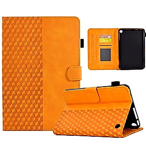 Tablet PC Case Premium Leather Case Compatible with Kindle Fire 7 Tablet Case 2022 12th Generation Tablet,Smart Magnetic Flip Fold Stand Case Protective Case Cover with Auto Wake Sleep Tablet Home (C