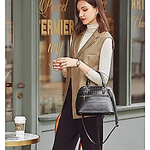 OUKUPA Shoulder Handbag for Women Crossbody Bags Top Handle Satchel Purse Tote Bag Elegant Ladies Handbags Evening Bags Vegan Leather