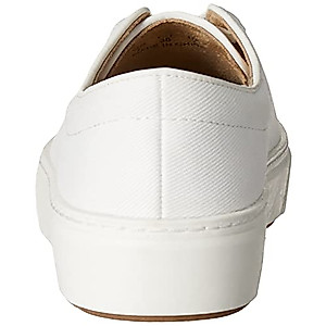 Amazon Essentials Women's Comfortable Lace Up Sneakers, White, 8