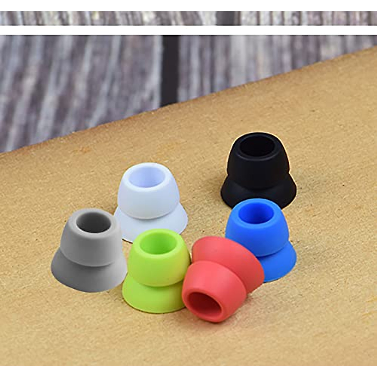 Replacement Silicone Ear Tips Earbuds Buds Set Compatible with for Powerbeats 2 3 Wireless Beats by dre Headphones Earphones, 4 Pairs (White)