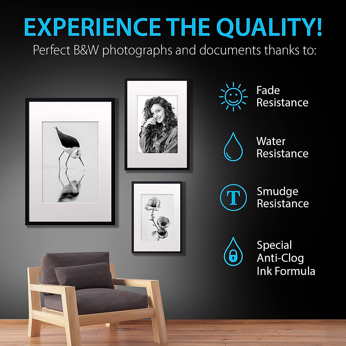 Smart Ink Compatible Ink Cartridge Replacement for HP 932XL 932 XL (2 Black, Pigment Ink Cartridges Combo Pack) to use with OfficeJet 6600 6700 7510 7610 7612 6100 7620 7110 Printers