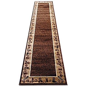 Cowboy Runner Area Rug Design L 375 (2 Feet 4 Inch X 10 Feet 9 Inch) Runner