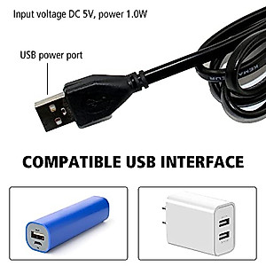 MiOYOOW LED Aquarium Light, Colorful Submersible LED Light Waterproof USB Underwater Light for Aquarium Fish Tank