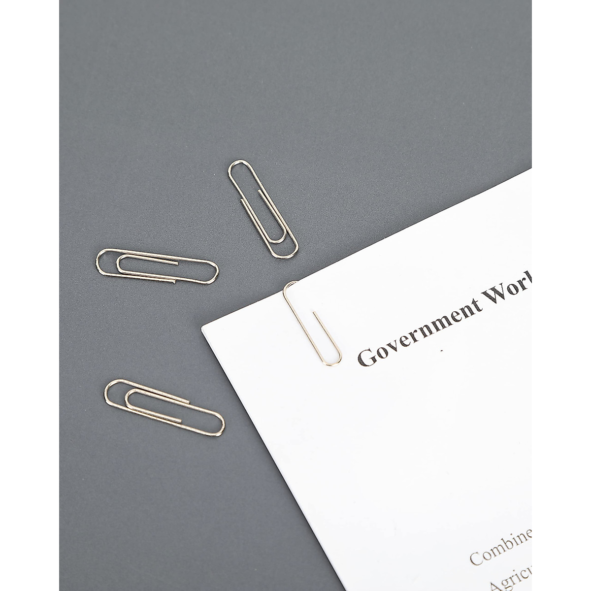 PAPERPAL #1 Nonskid Paper Clips, 600 Medium Paper Clips (6 Boxes of 100 Each), Paperclips for Office School & Personal Use, Daily DIY, 1-2/7" Silver Heavy Duty Non-Skid Paper Clip Standard Size