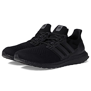 adidas Men's Ultraboost 1.0 Running Shoe, Black/Black/Beam Green, 11