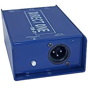 YOVUS 5 PACK: Pro Audio Passive DI Direct Box 1/4" instrument to balanced & unbalanced XLR