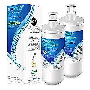 ICEPURE 3US-AF01 Under Sink Water Filter, Compatible with Standard Filtrete 3US-AF01, 3US-AS01, Whirlpool WHCF-SRC, WHCF-SUFC, WHCF-SUF, Pack of 2