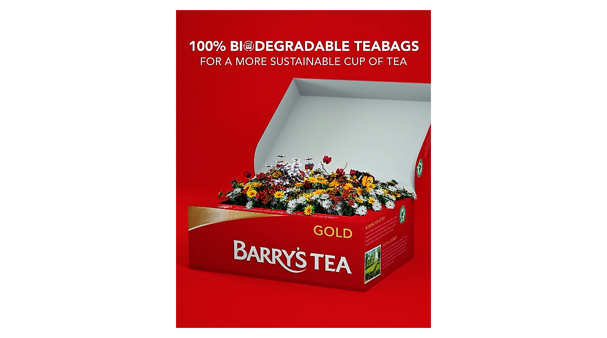 Barry's Tea Gold Blend Tea Bags - 80 Count | Irish Tradition Premium Tea