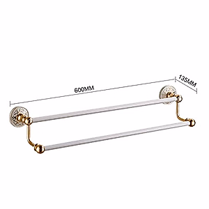 JJZXD Bar Towel Towel Holder for Kitchen Bathroom Laundry Room Non-Drilling Wall Mounted Hanging Towel Holder