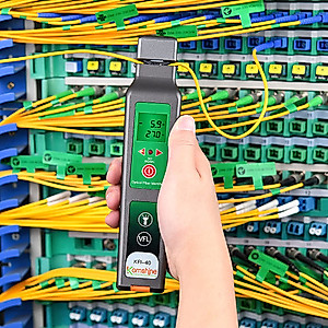 New Optical Fiber Identifier Komshine KFI-40 Fiber Detector with 10mw VFL Function, LED Display