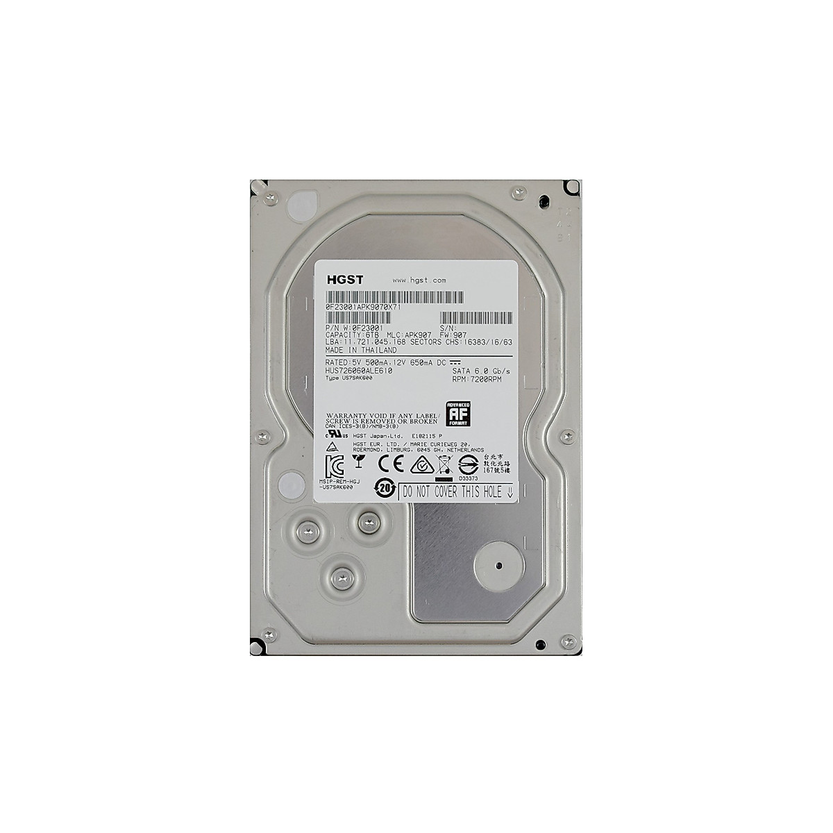 HGST 6TB SATAIII 128MB, RAID 24x7 RAID, ENTERPRISE, HUS726060ALE610 (RAID, ENTERPRISE ULTRASTAR 7K6000)
