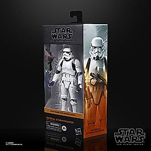 STAR WARS The Black Series Imperial Stormtrooper Toy 6-Inch-Scale The Mandalorian Collectible Action Figure, Kids Ages 4 and Up