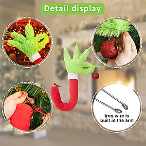 Elf Arms Tree Topper - Poseable Plush Legs for Christmas Tree Decoration