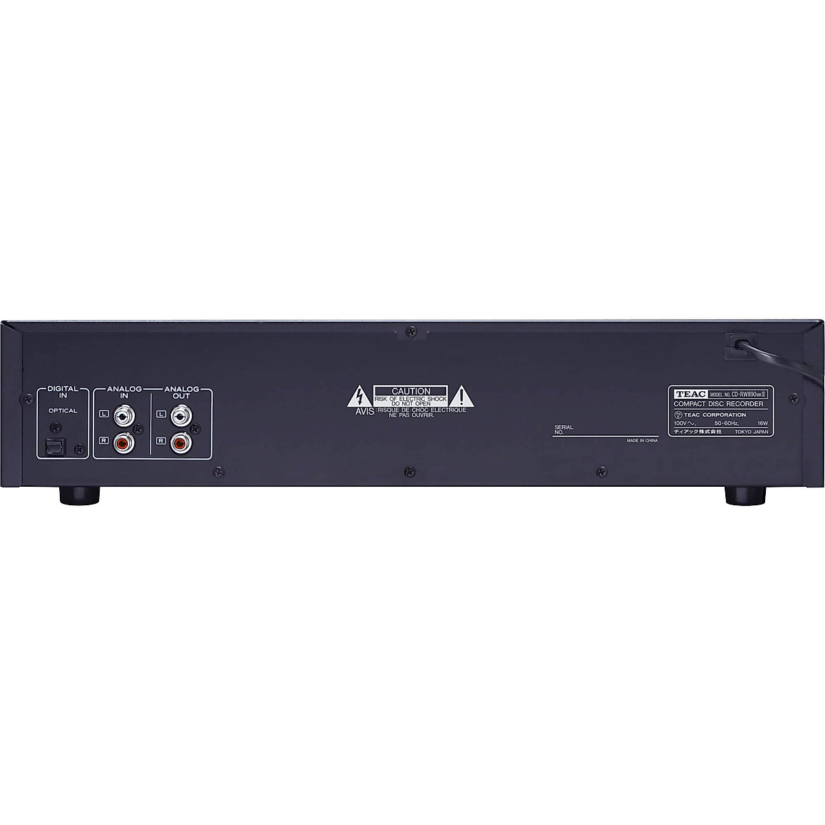 Teac CD-RW890MK2-B Home Audio CD Recorder - Black