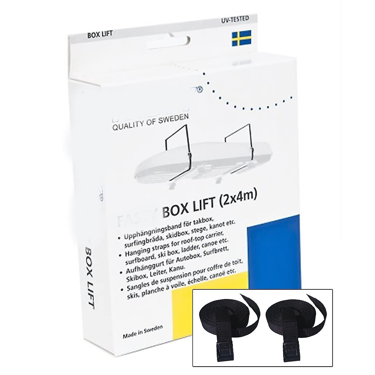 Fasty BoxLift HC - Garage Storage Lift with Extensions - OSHA 100 lbs - Strength 300 lbs