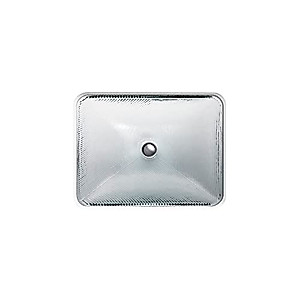 KOHLER K-28823-B11 ARTIST EDITIONS Yepsen Collection Glass Undermount Bathroom Sink 17" x 13"Rectangle Basin Ice