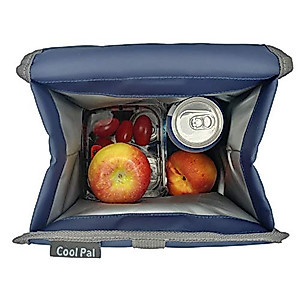 Sturdy Pal Temporarily unavailable - check back soon! Get your Insulated Foldable and Adjustable Size Heavy-Duty Leak Proof Lunch Bag for Men & Women with Utensil Zip Pouch