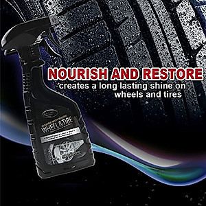 Air Jungles Car Wheel & Tire Cleaner 16.9 Fl Oz, Brake Buster Wheel Cleaner, Aluminum and Chrome Wheel Cleaner, Acid-Free Wheel Cleaner Safe on All Wheel & Rim Finishes